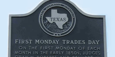 First Monday Trade Days flea market and swap meet history in Canton, Texas